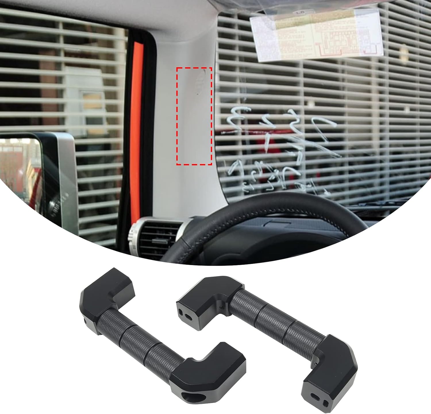 Amazon.com: Car A-Pillar Grab Handle Replacement Kit Compatible with ...