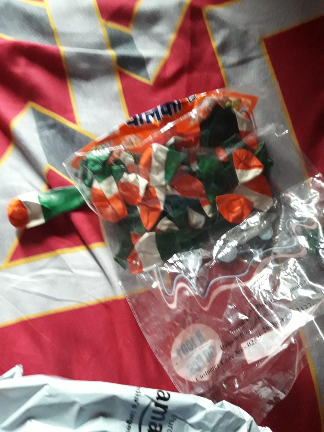 BITONA® 50 piece Tri color Balloons Tiranga Balloon pack for decoration ...