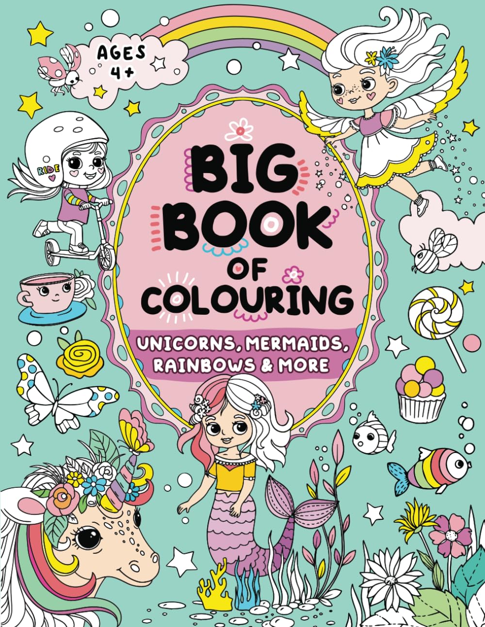 Big Book of Colouring for Girls: Children Ages 4+ (Big Books of ...