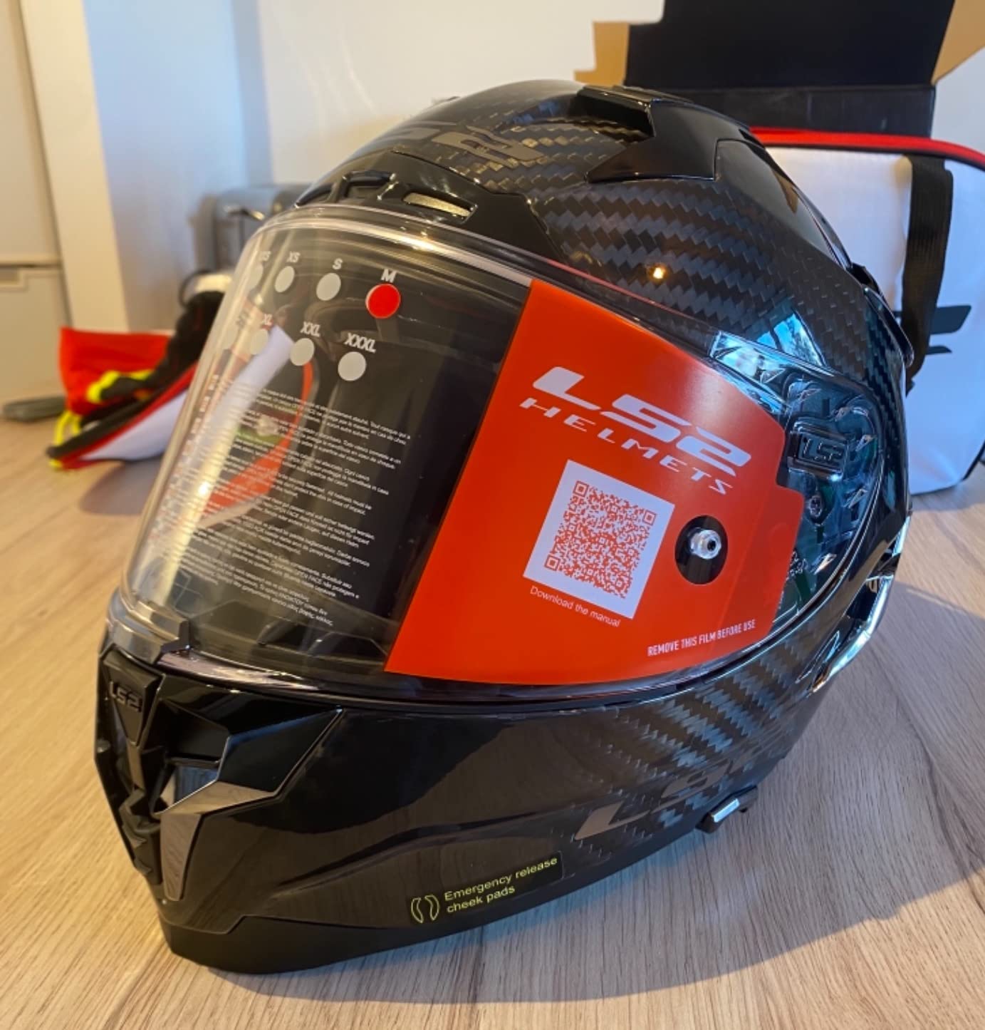 Amazon.fr : LS2 FF327 Challenger Carbon Casque