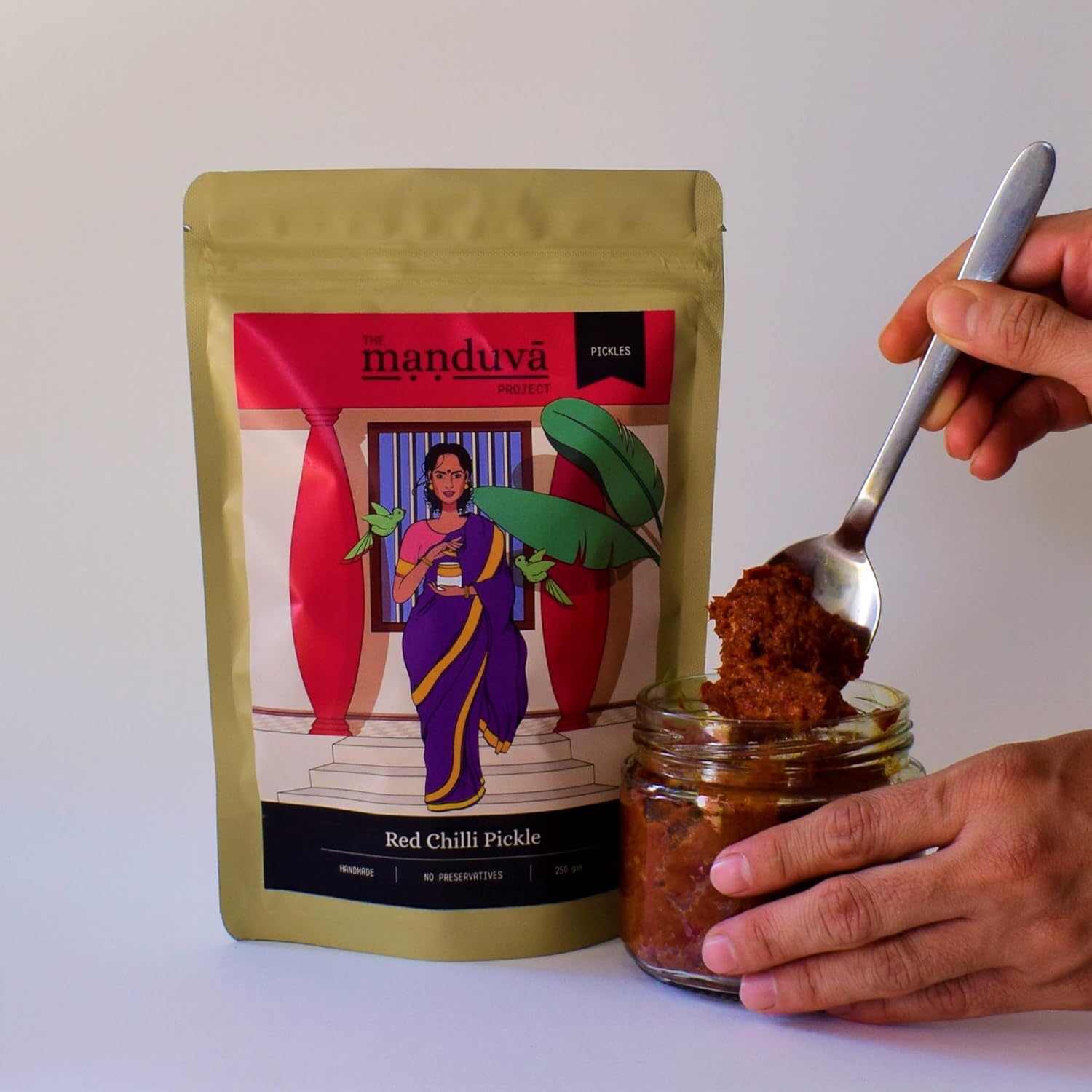 The Manduva Project Red Chilli Pickle | Authentic Andhra Flavors ...