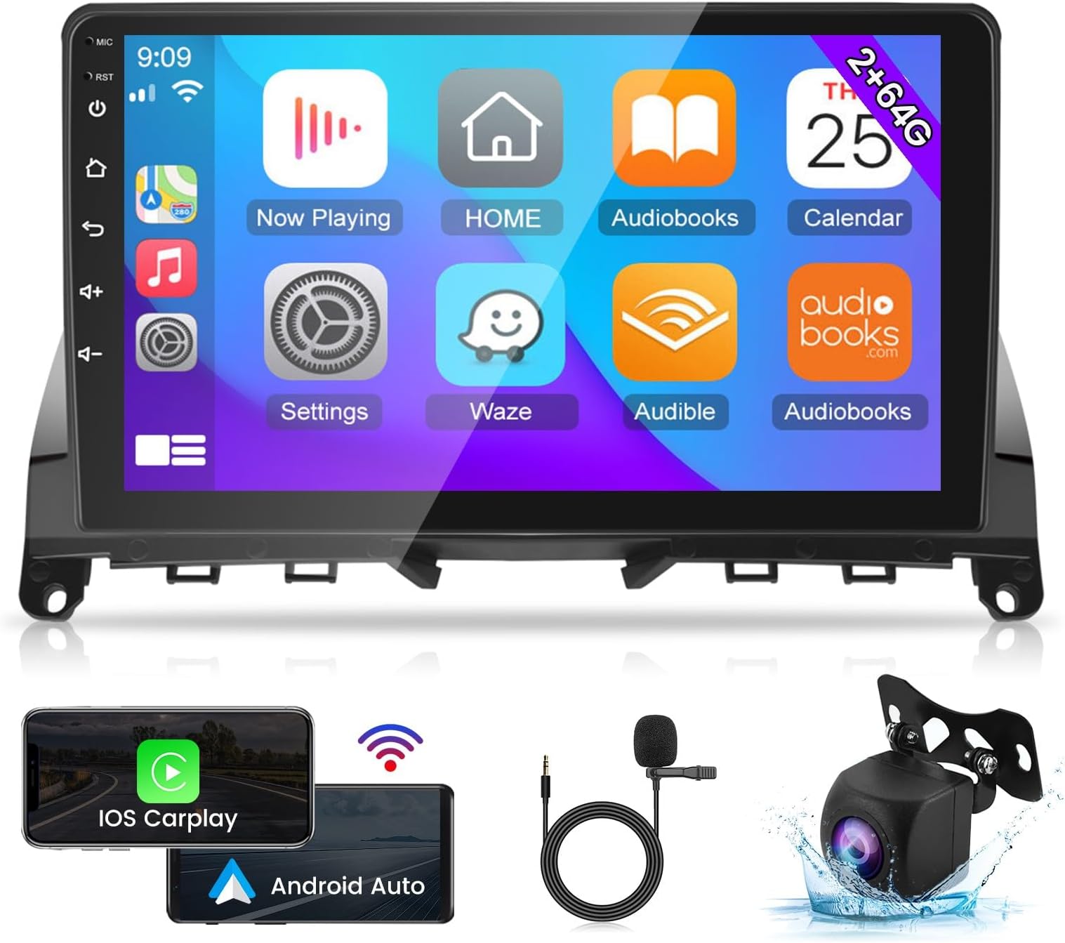 Amazon.com: [2+64G] Android Car Radio for Mercedes Benz W906 Sprinter ...