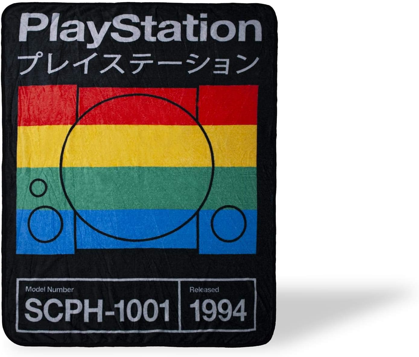 Amazon.com: PlayStation Controller Throw Blanket - Measures 46 x 60 ...