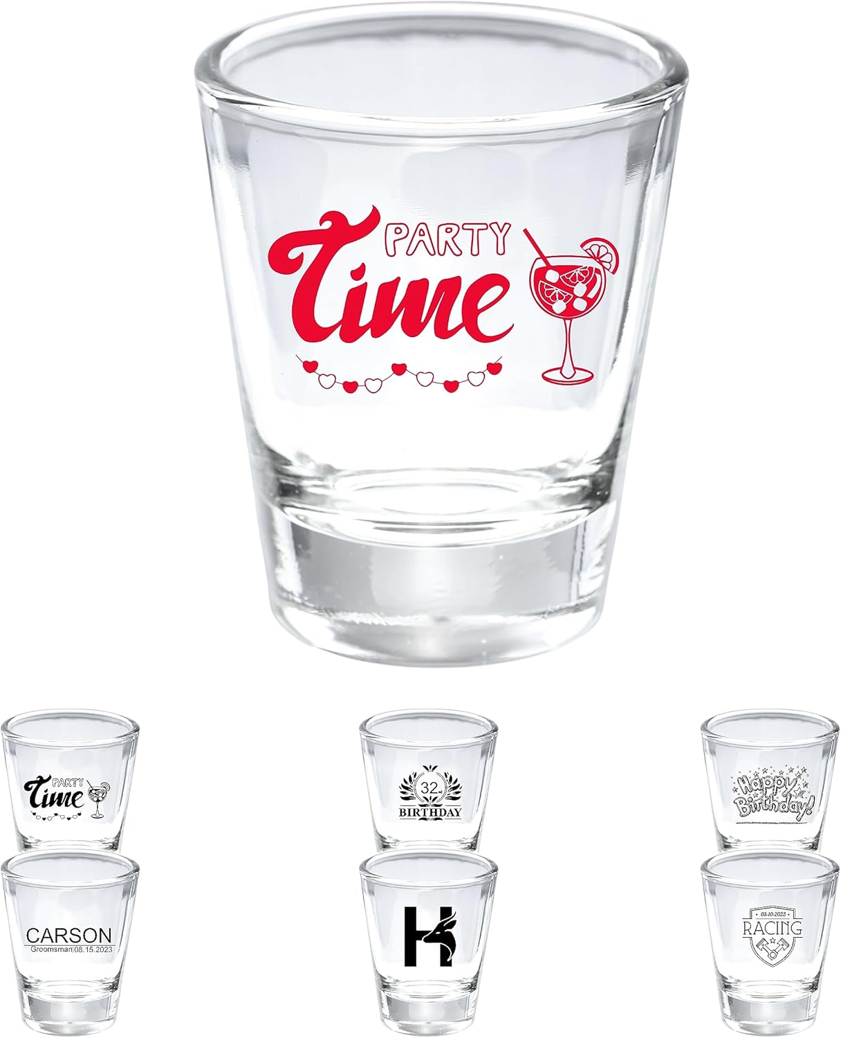 Amazon.com | Personalized 1.4 oz Shot Glass Bulk Party Favors for ...