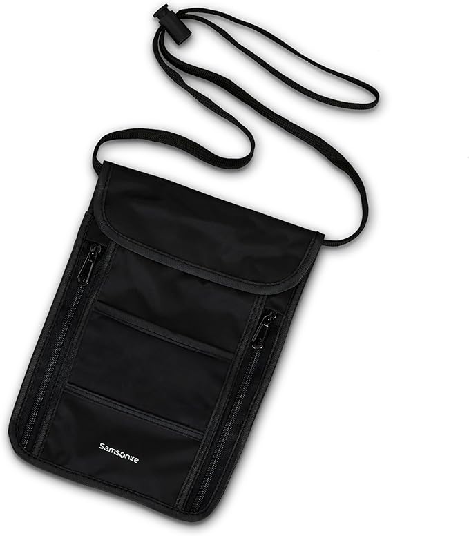 Amazon.com | Samsonite RFID Neck Pouch - Lightweight and Durable Nylon ...