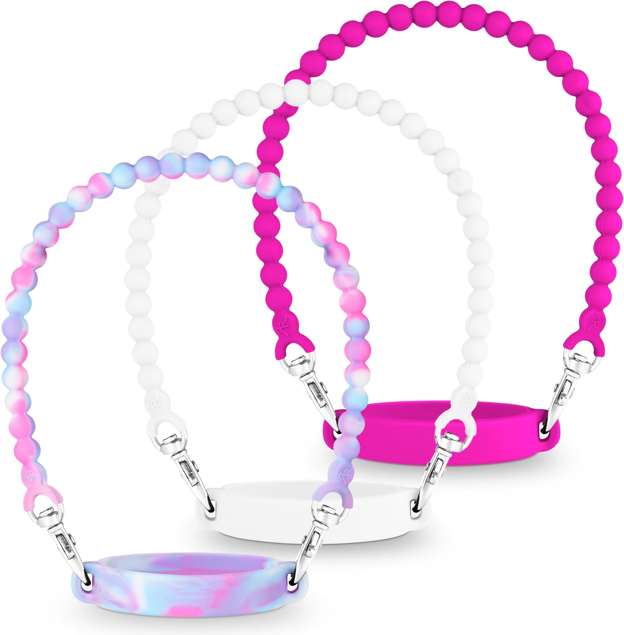 Amazon.com: 3pcs Water Bottle Holder with Strap, Pink, Purple, Hot Pink ...