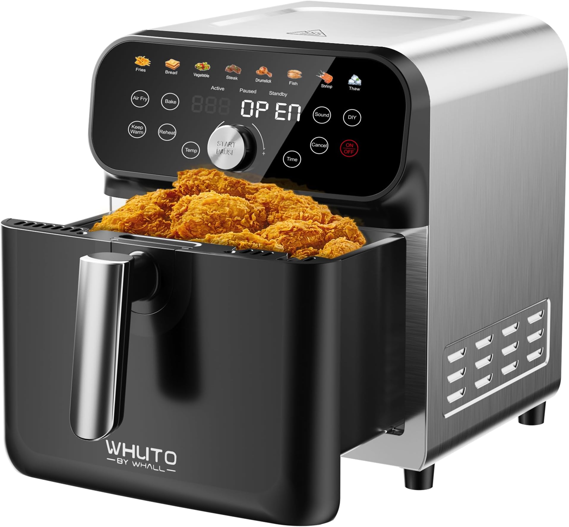 Amazon.com: WHUTO Air Fryer, 5QT Air Fryer Oven with LED Digital ...