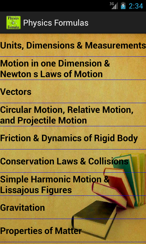 Physics Formula - App on Amazon Appstore