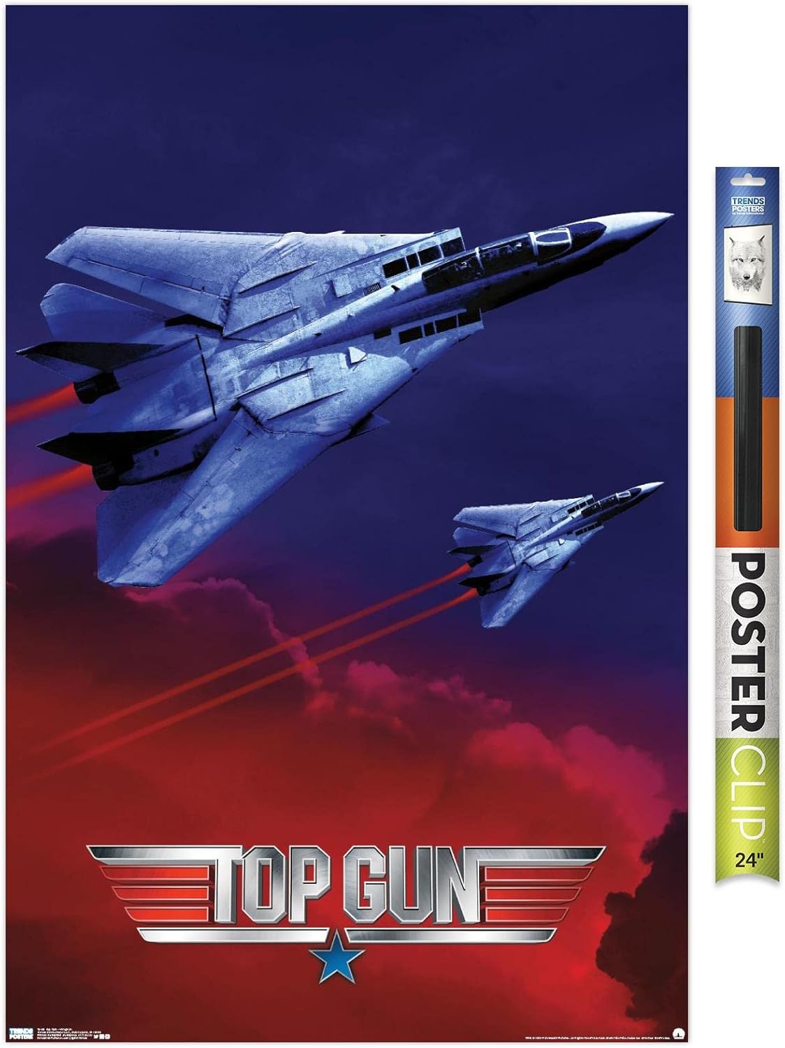 Amazon.com: Trends International Top Gun - Wingman Wall Poster, 34L x ...