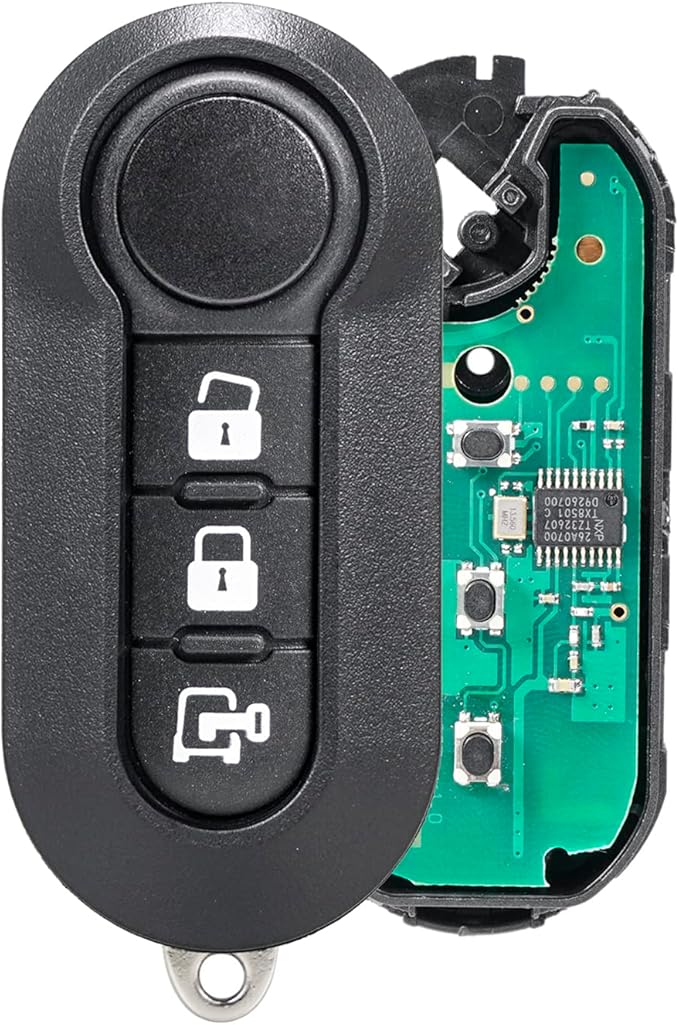 433MHZ 3 Buttons Car Key Fob Marelli System For Fiat Ducato Doblo 500L ...