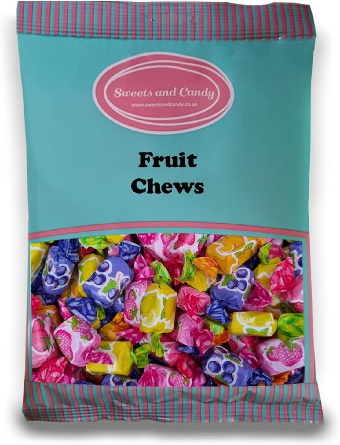 Sweets and Candy® Fruit Chews 1Kg - Traditional Wrapped Fruit Chews ...