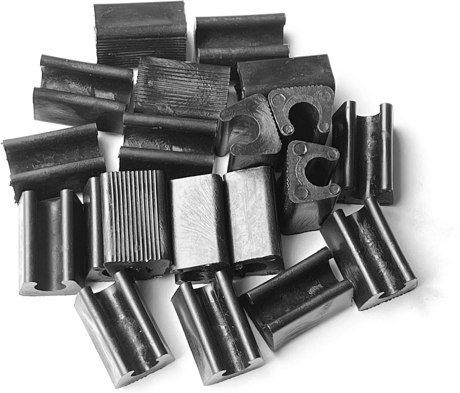 RANIT Dia 10mm Plastic U-Shaped Floor Sliding Tube Cover Chair Feet ...