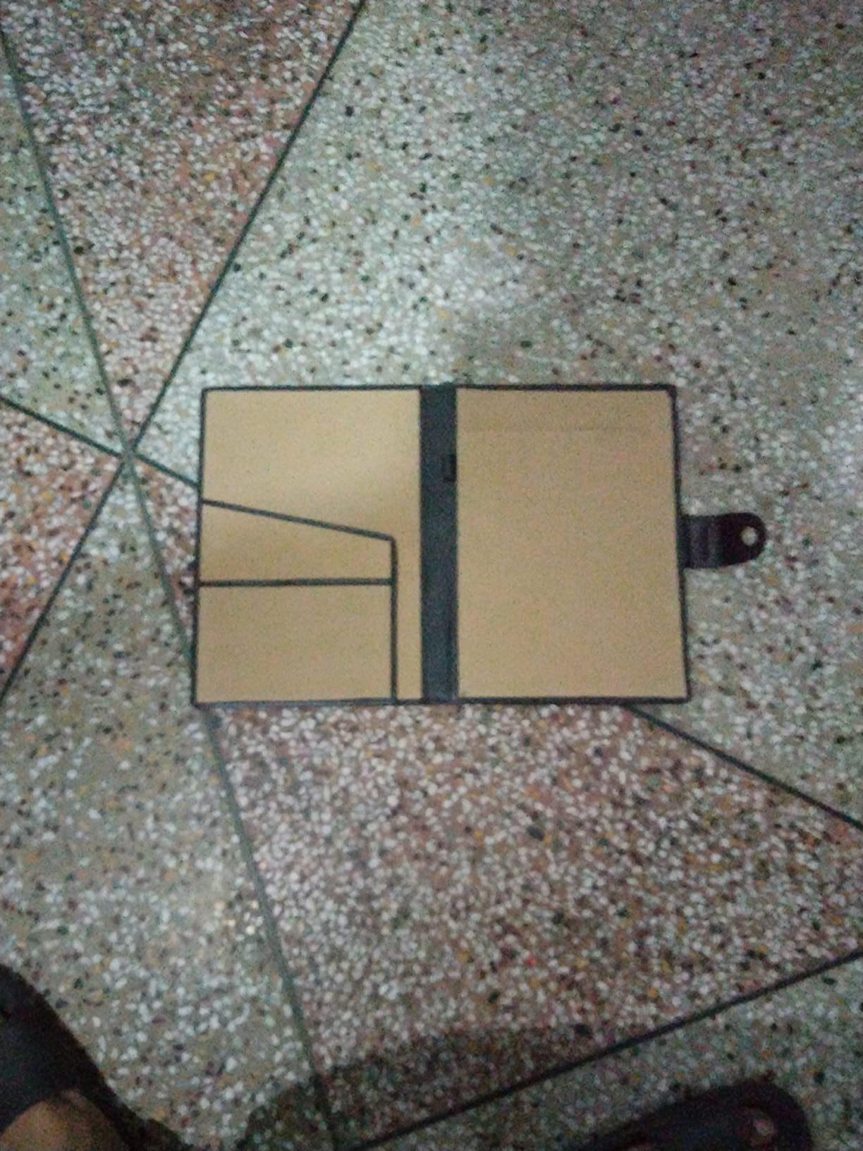 SIDDHATVA Jute File Folder, Magnetic Clip Interview Portfolio ...