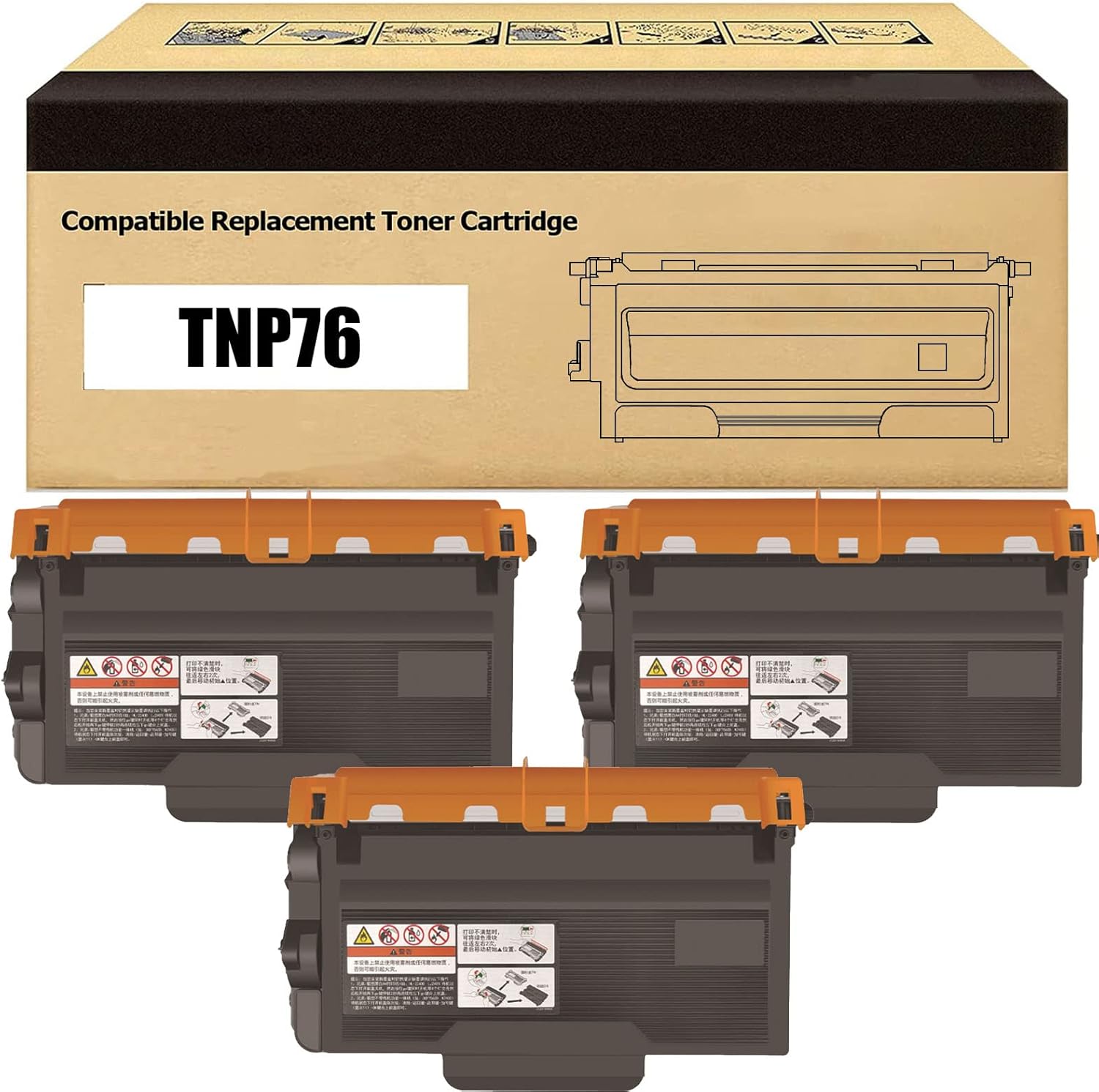 ZLOR TNP76 Compatible Toner Cartridge Replacement for Konica Minolta ...
