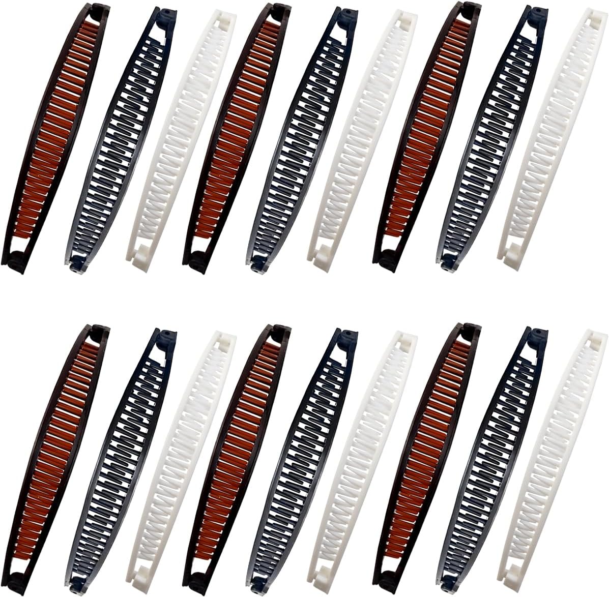 Amazon.com : ROYHOO 18PCS Banana Clip Hair Accessory - Clincher Combs ...