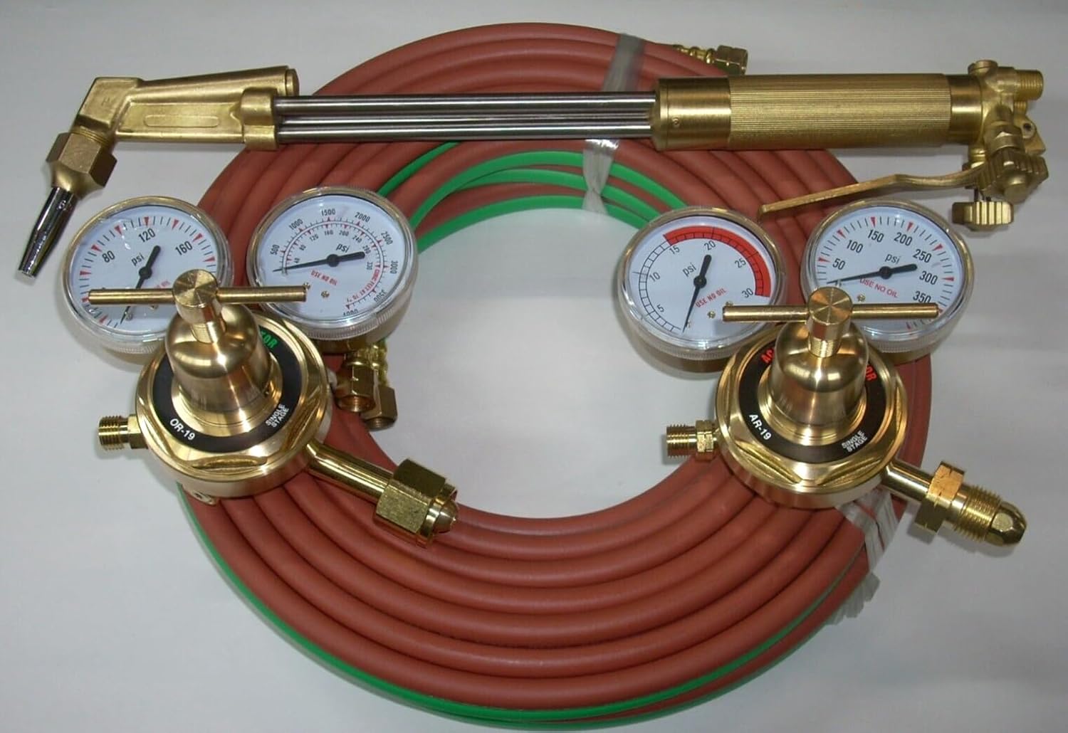 Amazon.com: 18" Propane Cutting Torch Kit w 1/4 x 50 Grade T Hose Fits ...