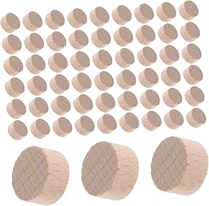 Amazon.com: DOITOOL 200pc Small Wood Rounds Unfinished Wood Slice Discs ...