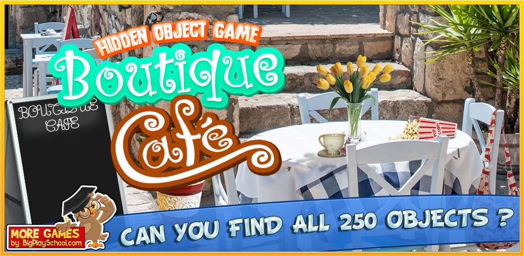 #22 - Boutique Cafe - New Free Hidden Object Games - App on Amazon Appstore