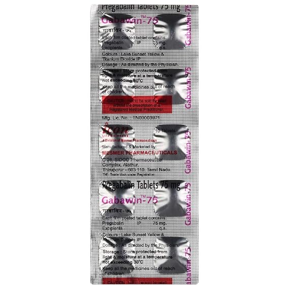 Gabawin 75 - Strip of 10 Tablets : Amazon.in: Health & Personal Care