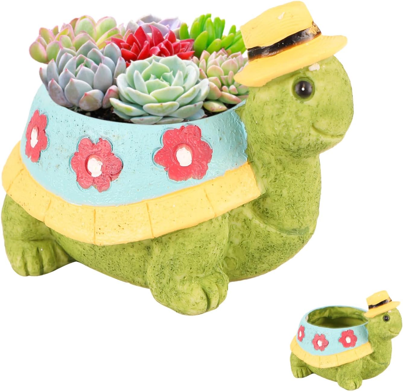 Amazon.com: Turtle Planter Succulents Pot Castus Plants Garden Decor ...