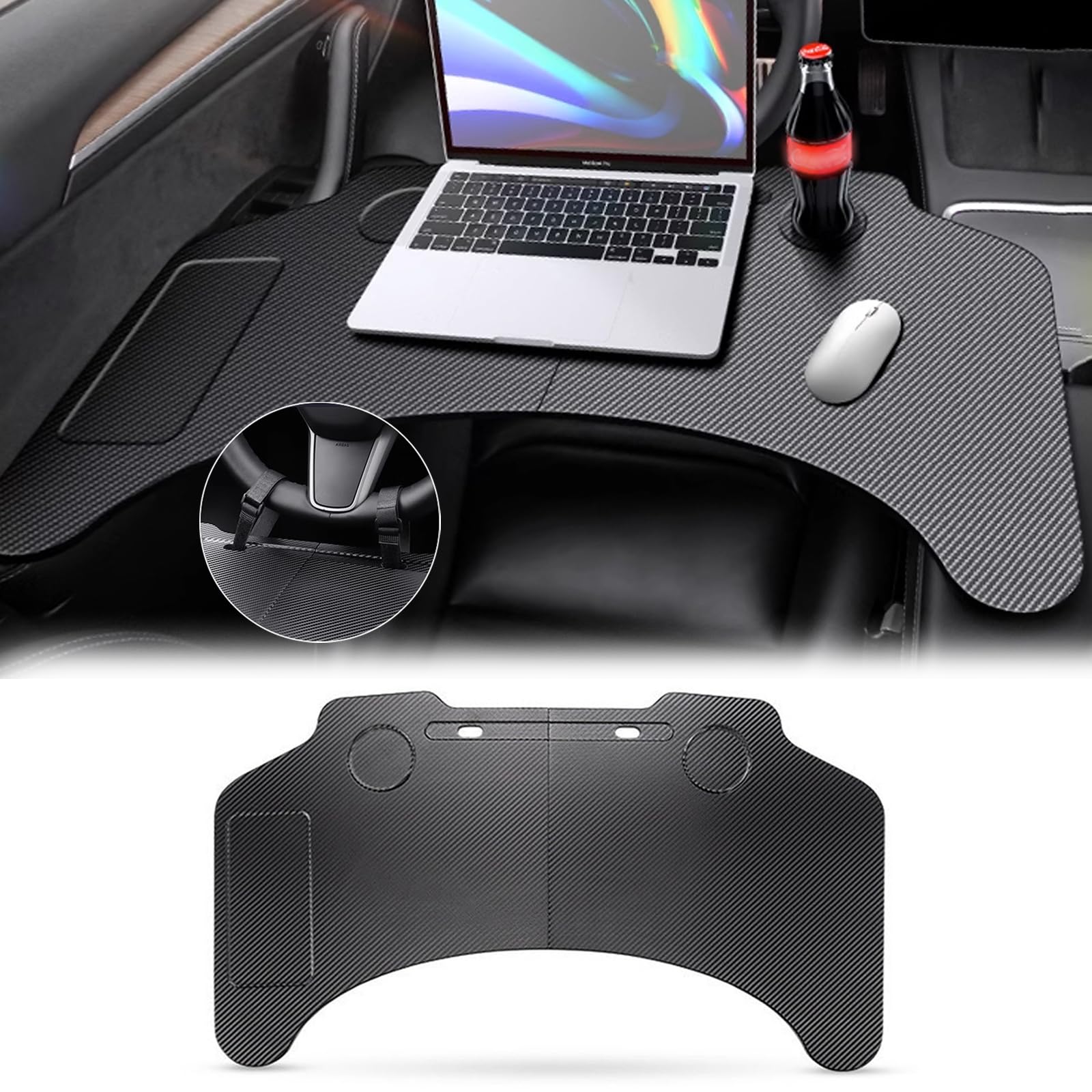 Amazon.com: for Tesla Model 3/Y Foldable Multifunction Car Desk ...