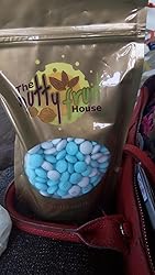 Amazon.com : Light Blue & White Milk Chocolate M&M's Candy 1LB Bag ...