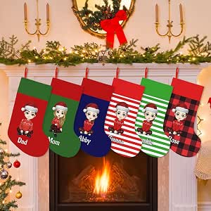 Personalized Photo Christmas Socks,Custom Christmas Stockings with ...