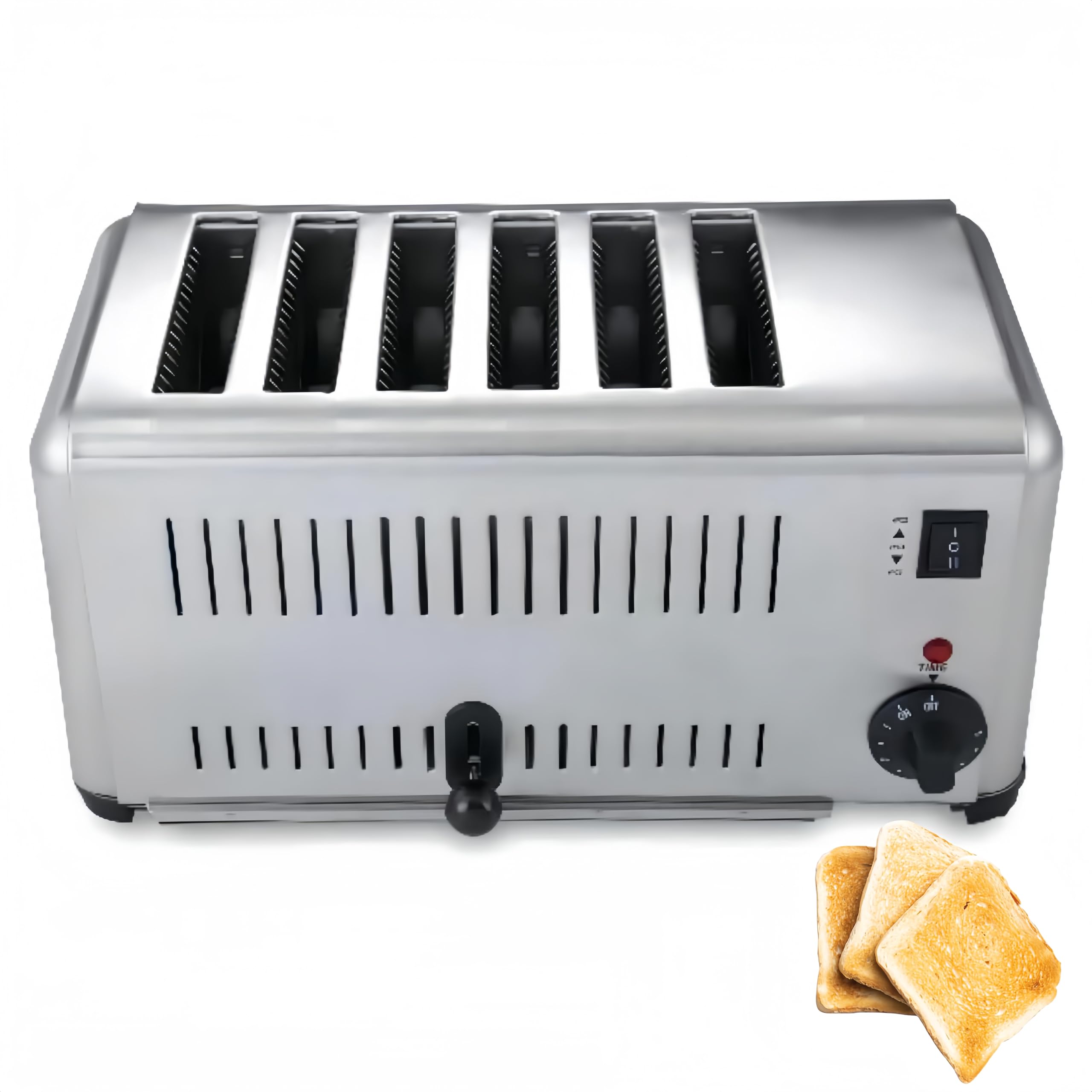 Amazon.com: Electric 6 Slice Toaster, Countertop Pop-up Toaster ...