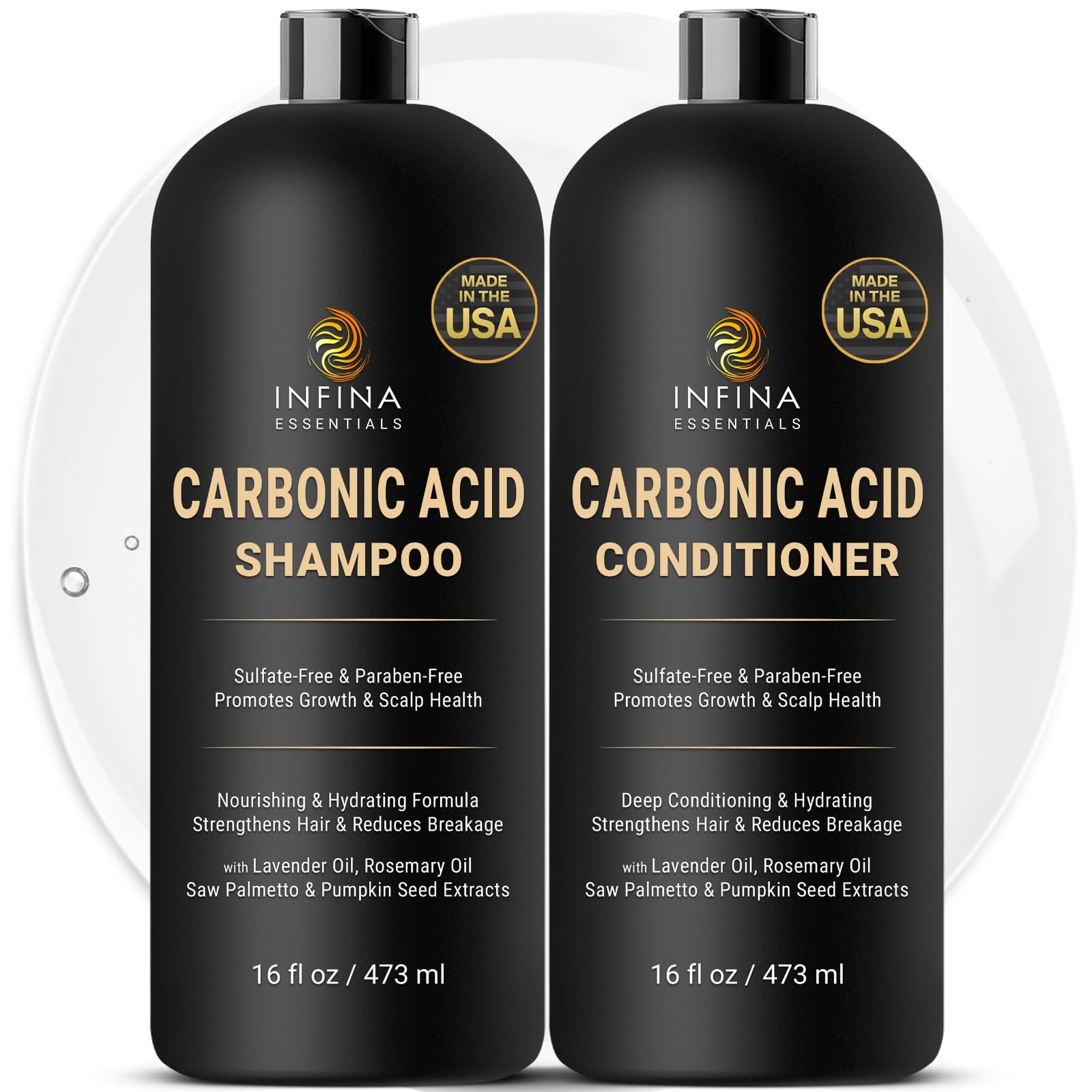 Amazon.com : Carbonic Acid Shampoo for Men and Women - Natural Hair ...
