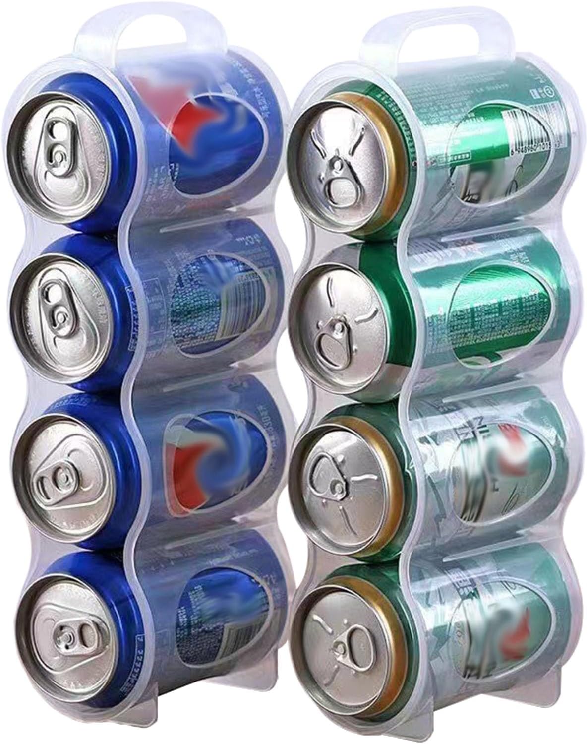 Amazon.com: 2 Pack Soda Can Dispenser For Refrigerator, Drink Organizer ...