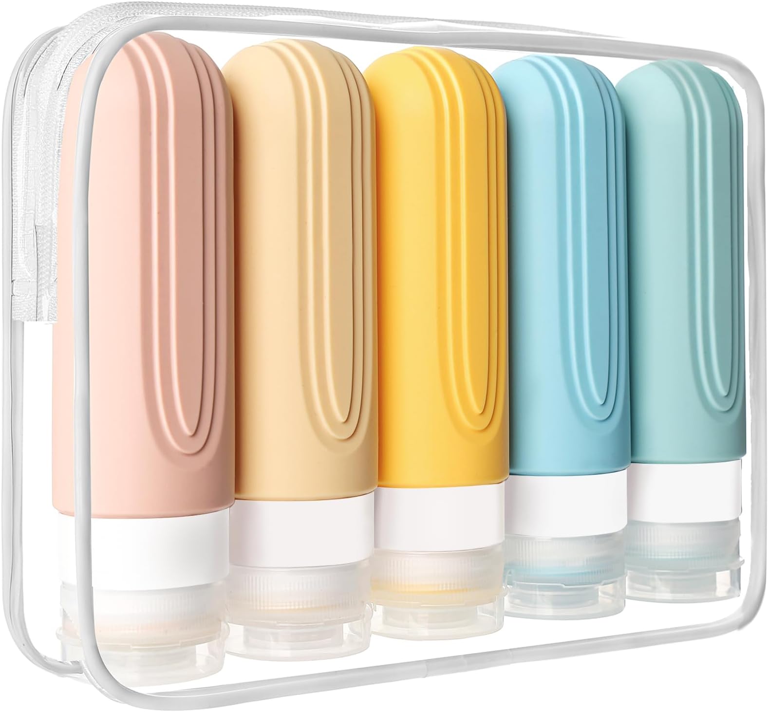 Amazon.com: Gemice Travel Bottles for Toiletries, Tsa Approved, Travel ...
