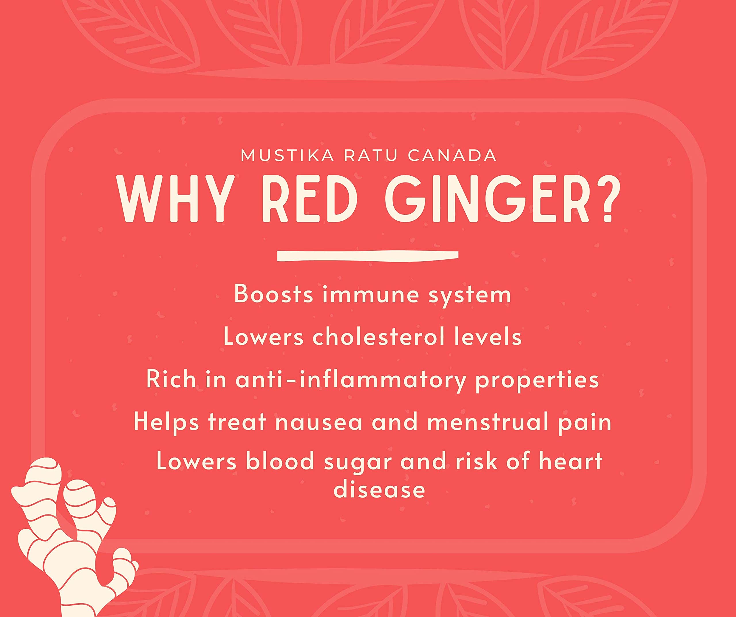Red Ginger Benefits