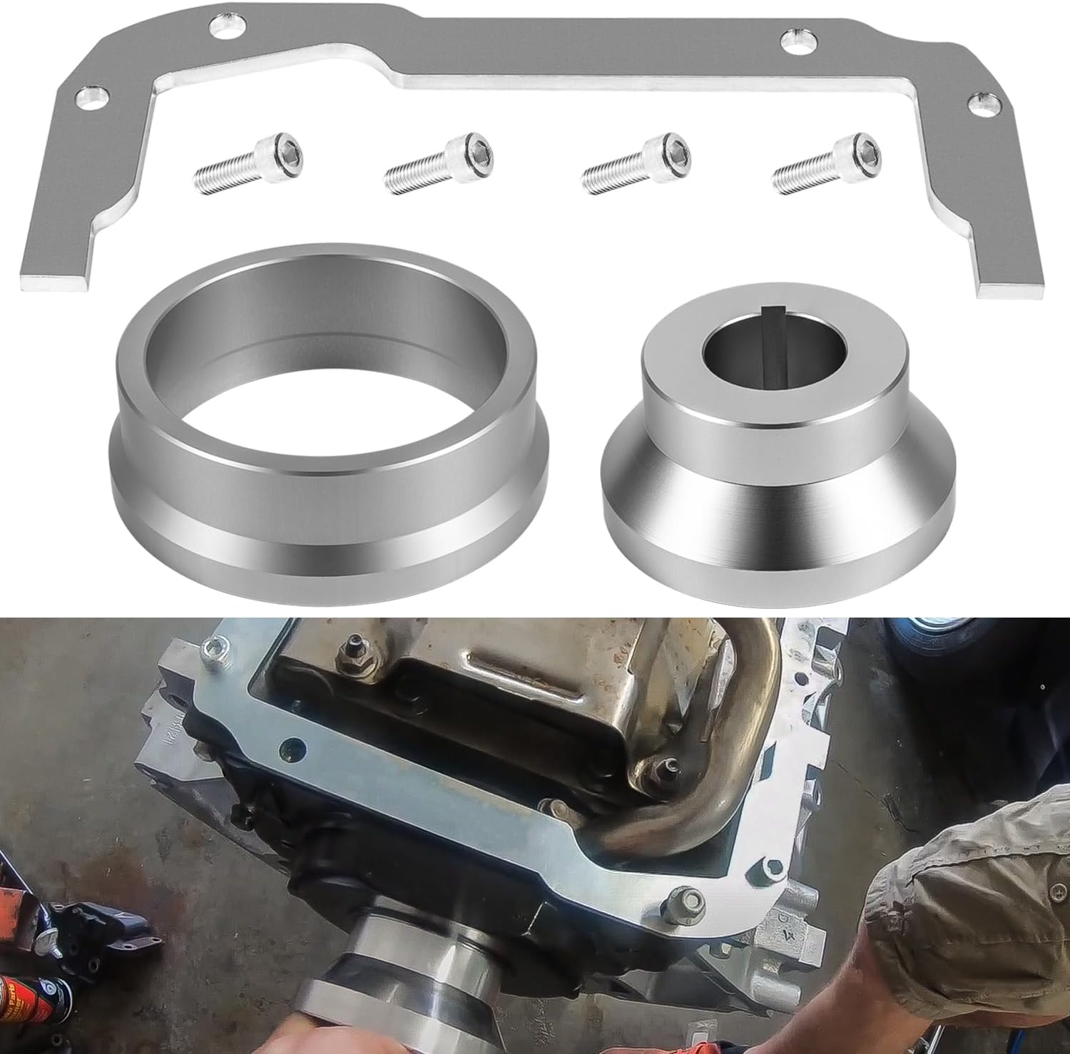 Amazon.com: Danti Front and Rear Cover Billet Alignment Tool & Oil Pan ...