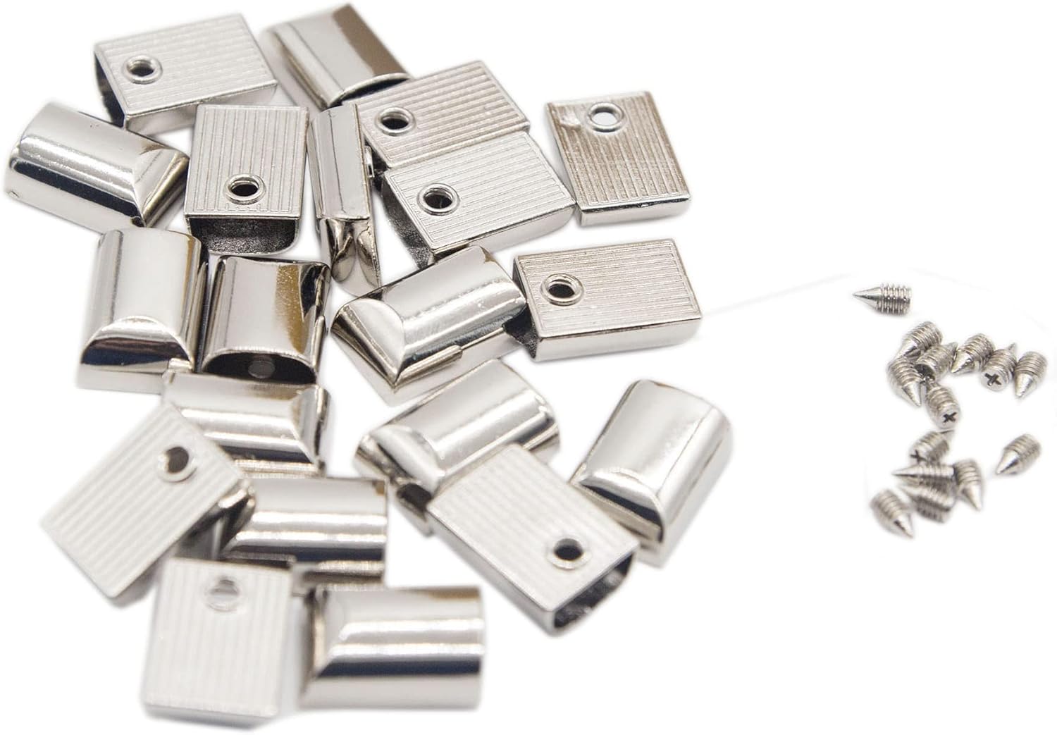 Amazon.com: 20 pcs Metal Zipper Stopper Zipper Tail Clip Stop End Top ...