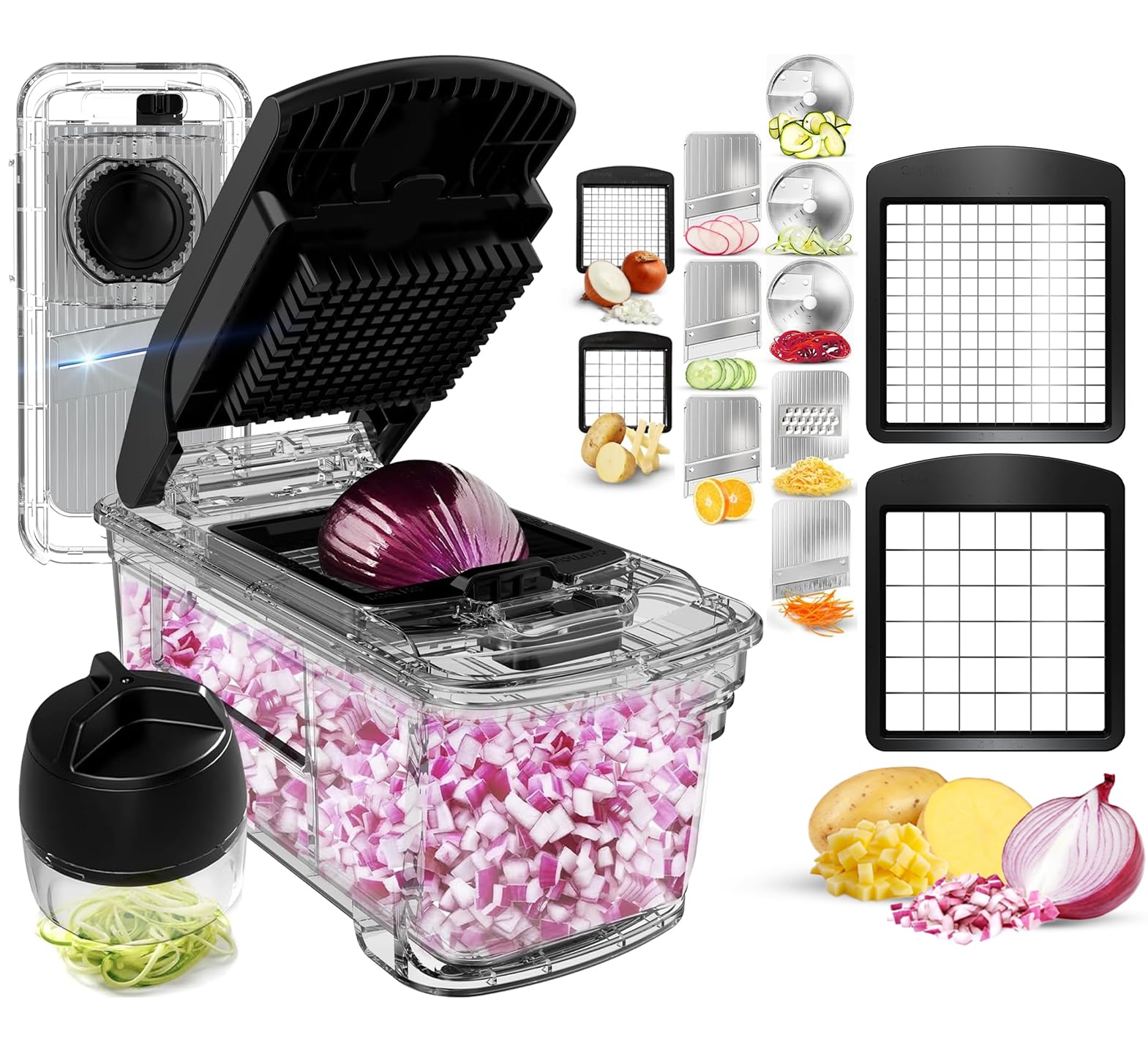 Amazon.com: 6 in 1 Clear Chopper + Blade Replacement: Home & Kitchen