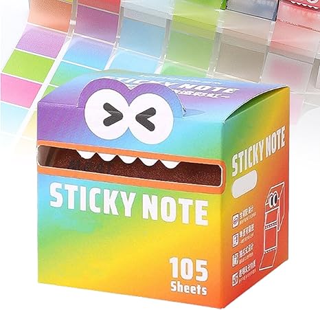 Amazon.com : Cute Monster Pattern Sticky Note, Funny Pastel Animal Post ...