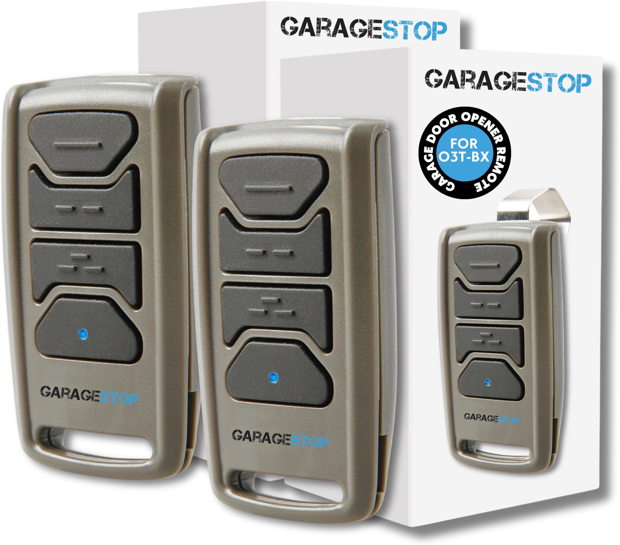 Amazon.com: Garage Stop Garage Door Opener Remote 3-Button for O3T-BX ...