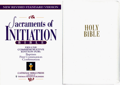 Buy New Revised Standard Version Sacraments of Initiation Bible Book ...