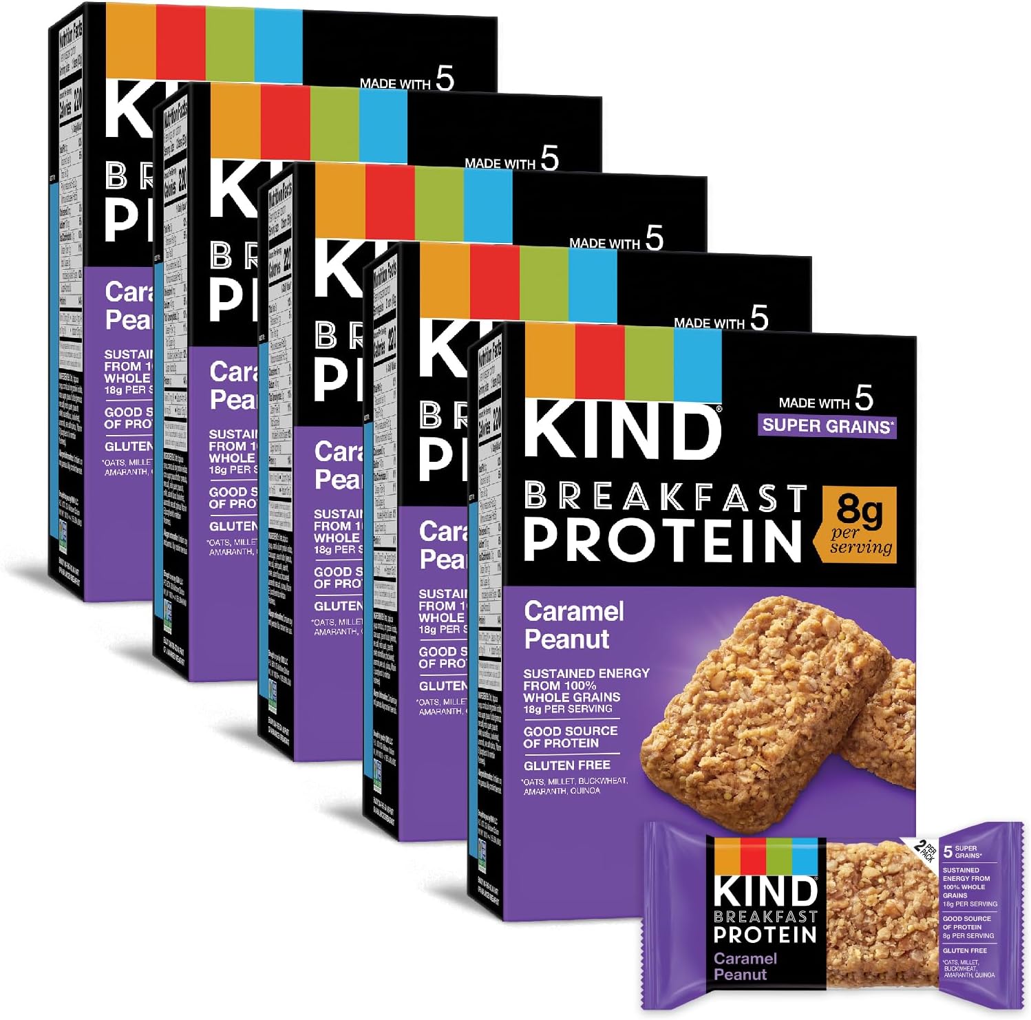 Amazon.com: KIND Protein Bars, Crunchy Peanut Butter, Healthy Snacks ...