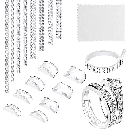 26PCS Ring Size Adjusters Set for Loosing Rings in 2 Styles, 12 Sizes ...