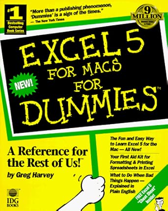 Excel 5 for the Mac For Dummies : Harvey, Greg: Amazon.es: Libros