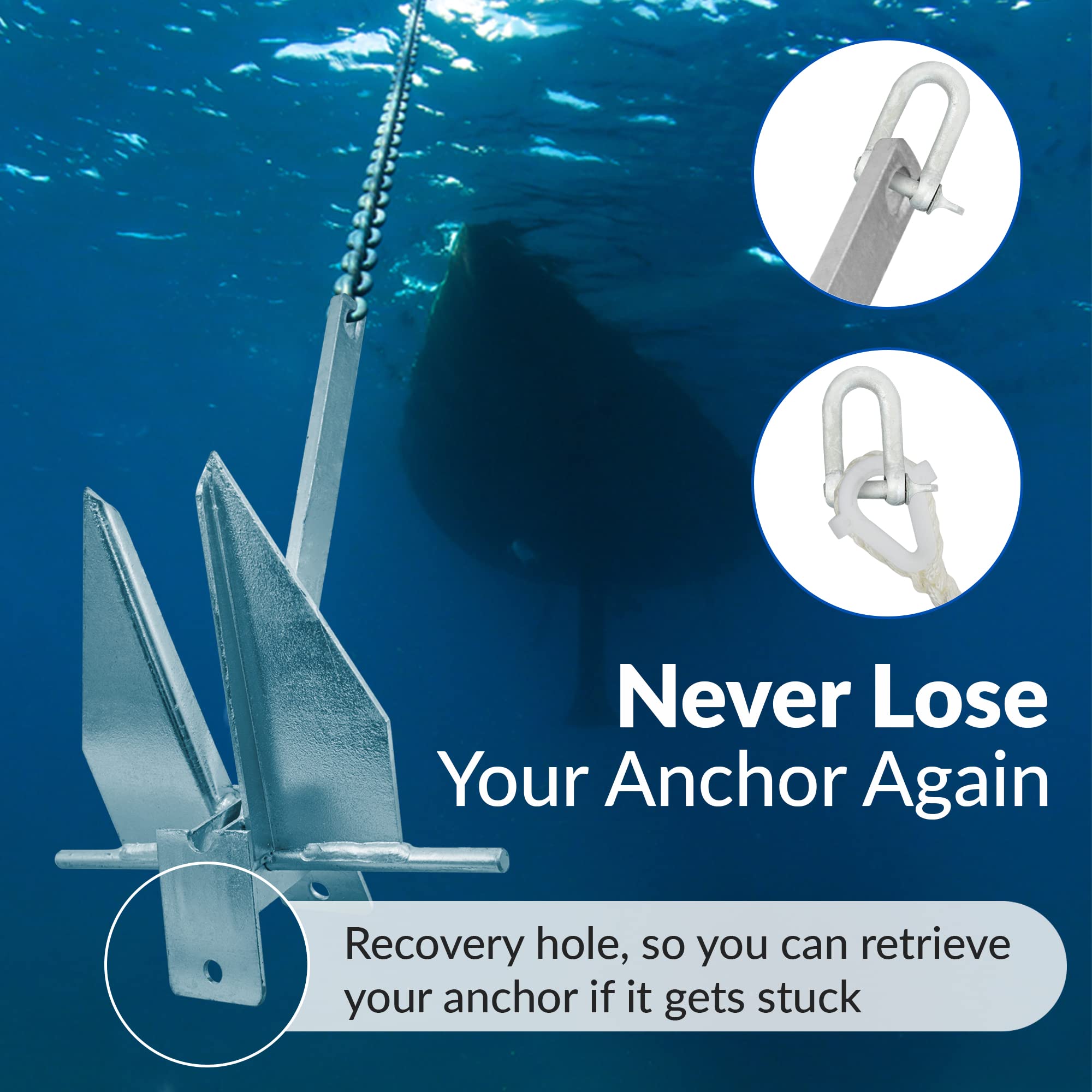 Snapklik.com : WindRider Boat Anchor Kit For Different Size Boats ...