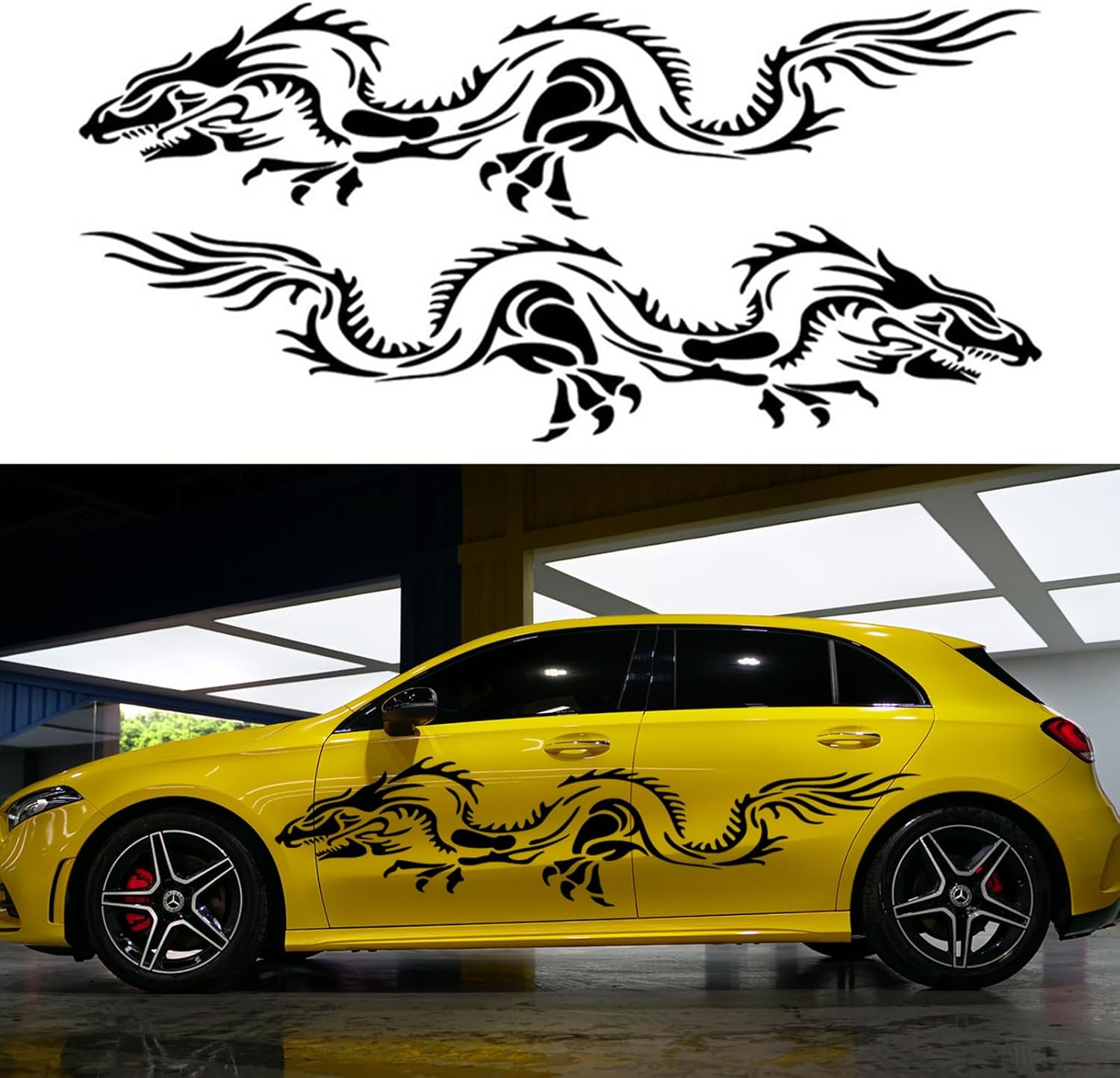 Amazon.com - Dragon Car Decals, Self-Adhesive Vinyl Graphics Decals for ...