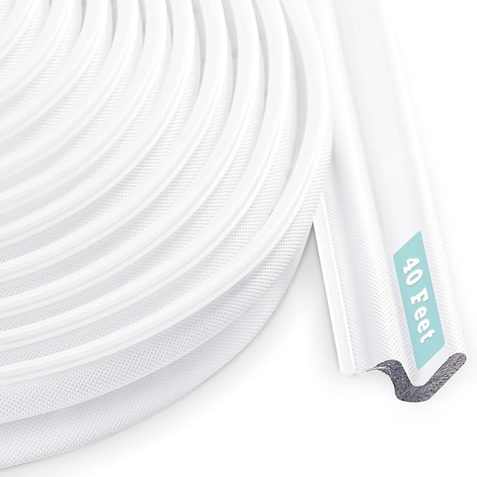 Bestjing 40 Feet Door Weather Stripping Soundproof Door Seal Strip V ...