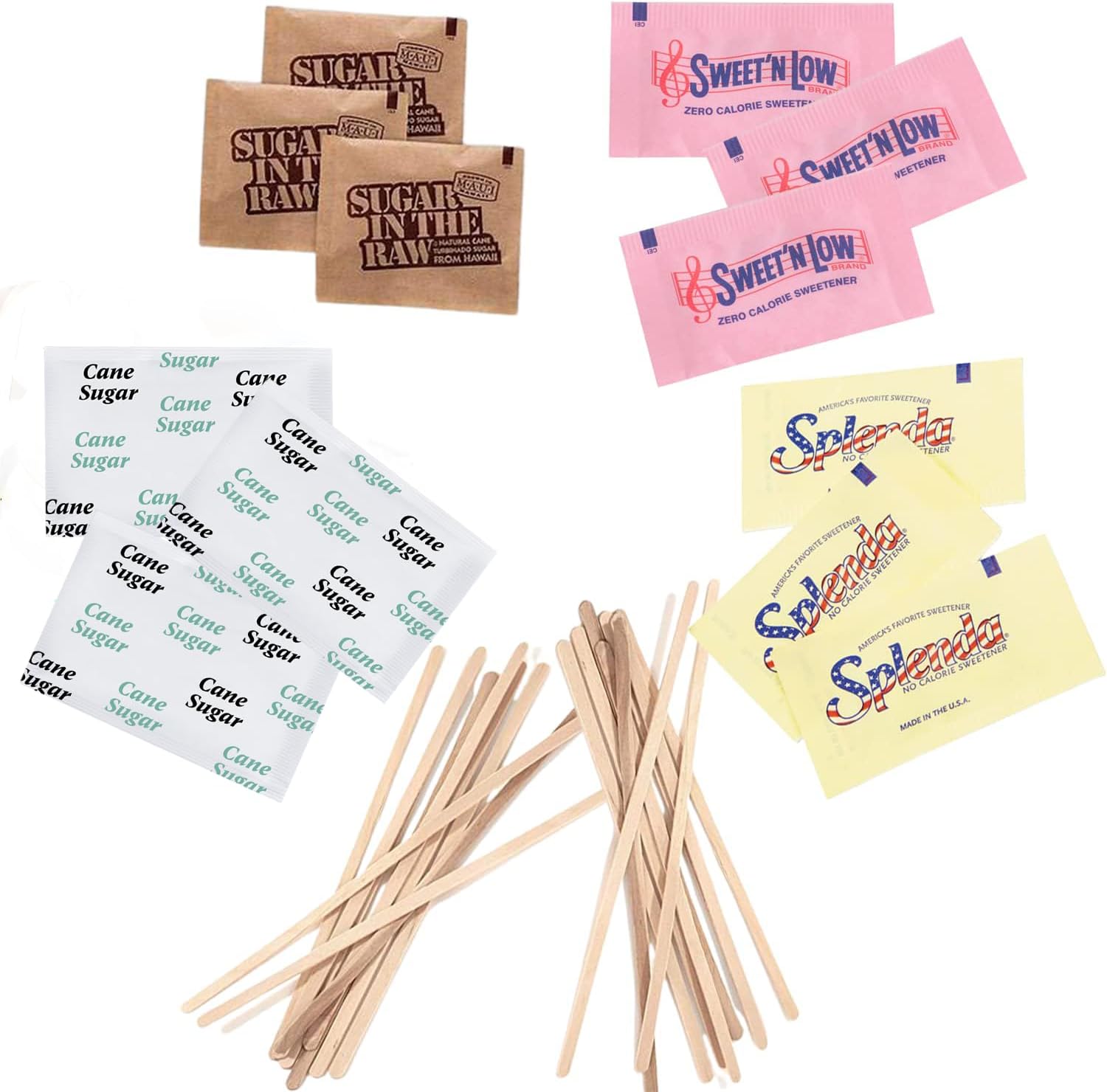 Amazon.com: Sugar Packets (280ct) Bundle with Coffee Creamer Packets ...