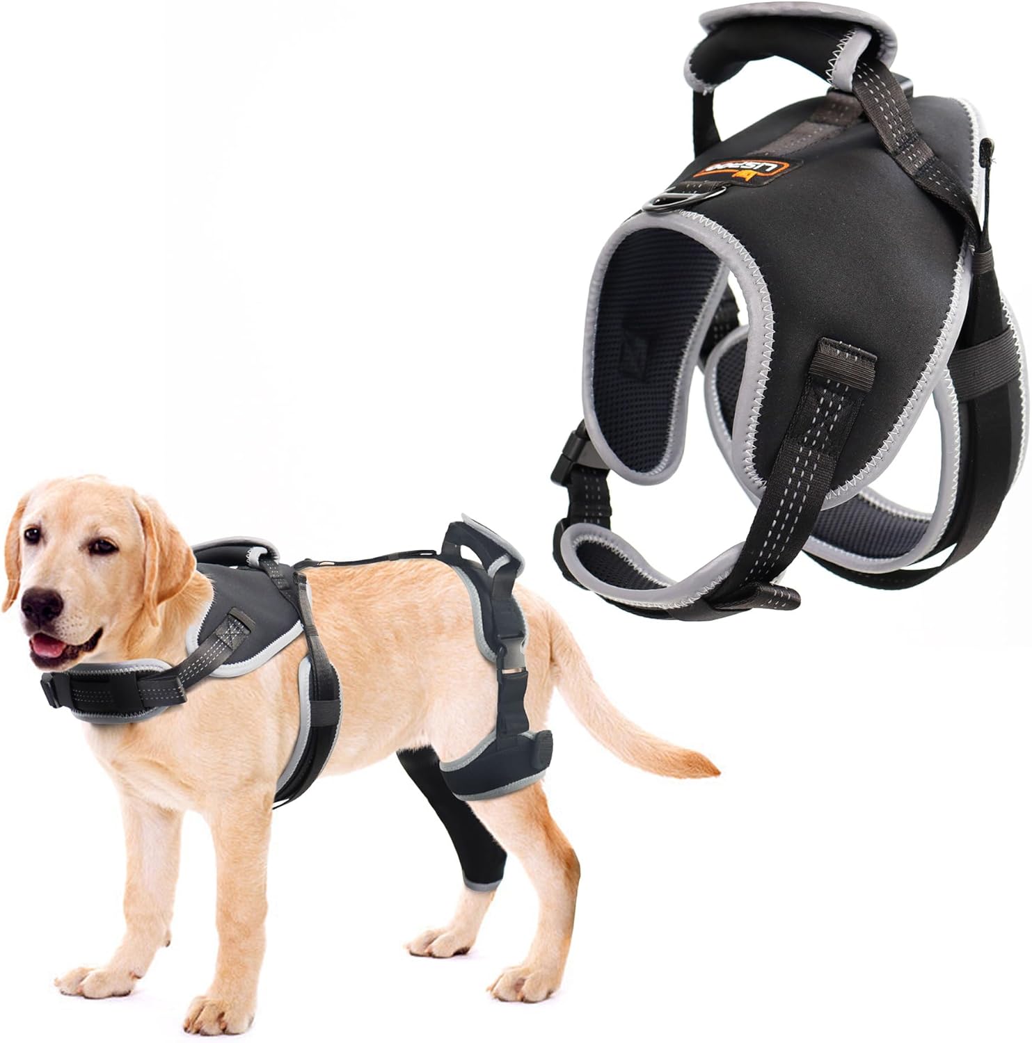 Amazon.com : Dog Harness with Handle - Dog Harness Emotional Support ...