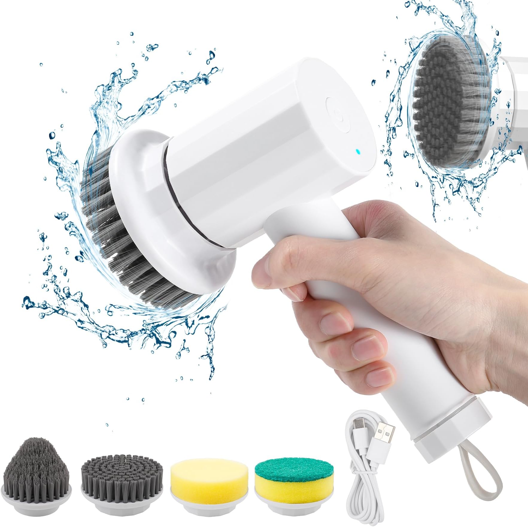 Amazon.com: CONERX Electric Spin Scrubber Cordless Power Cleaning Brush ...
