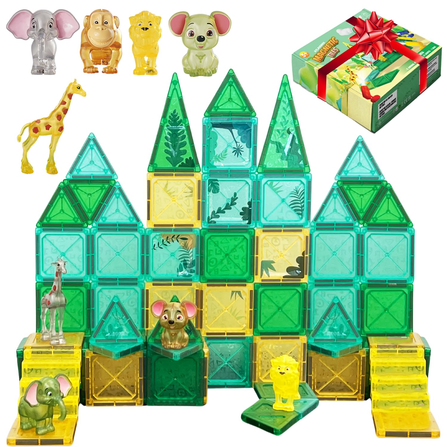 Amazon.com: Magnetic Tiles for Kids Ages 4-8 Educational Toys Magnet ...