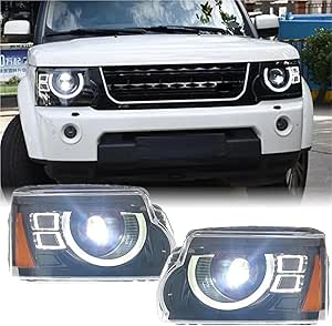 Amazon.com: YQECVHGYT Car Front Lights Compatible with Land Rover ...