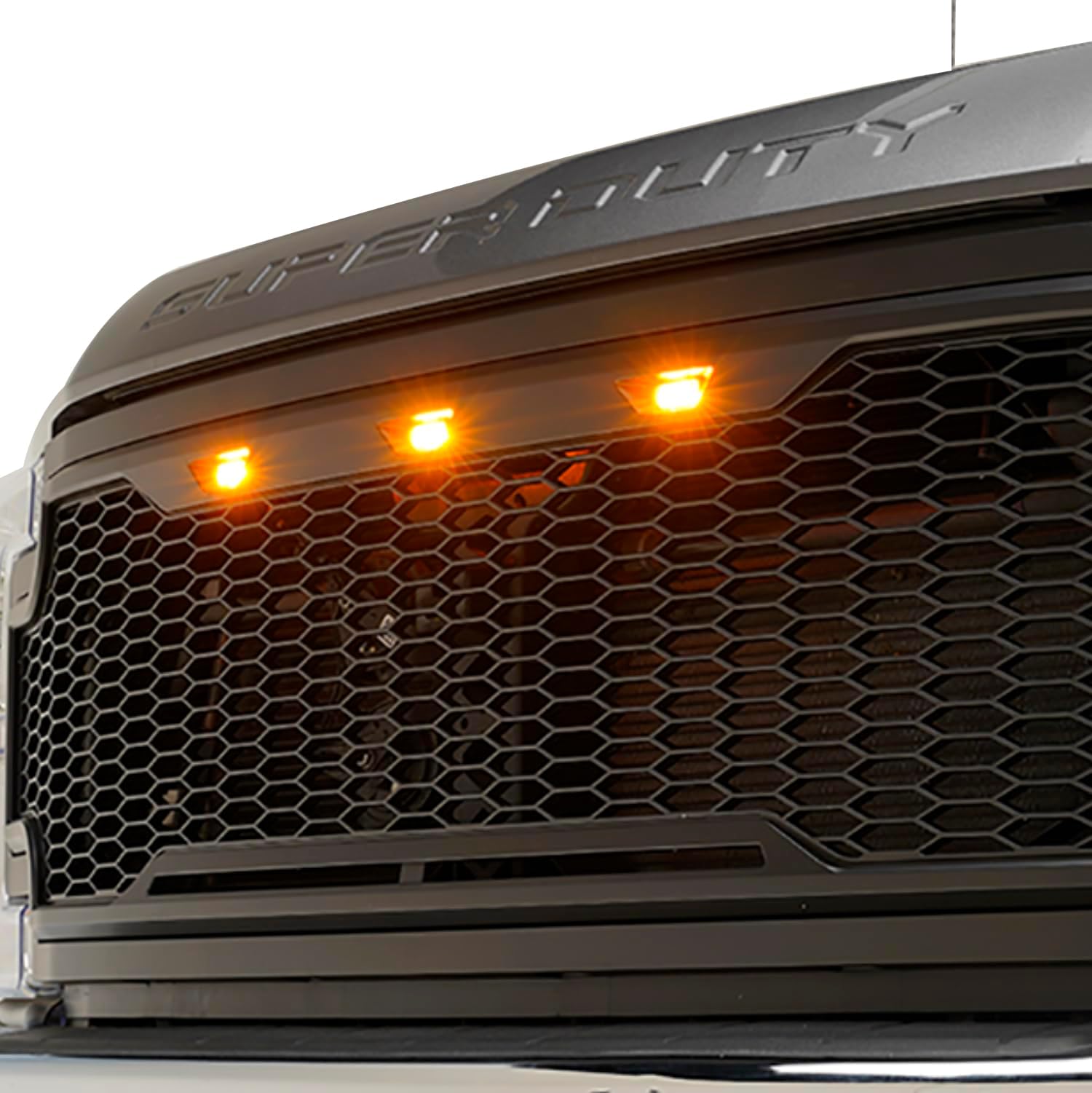 Amazon.com: HONEYCOMB MESH GRILL FRONT GRILLE FOR 2017-2019 Ford Super ...